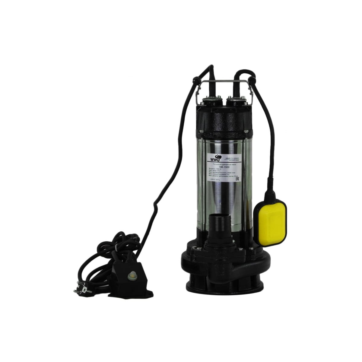 Catalog :: Все насосы :: Дренажно-канализационный насос WWQ NB-1500 ...